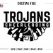 Cheerleader Svg, Trojan Cheerleader, Trojan, Trojans, Cheer ...