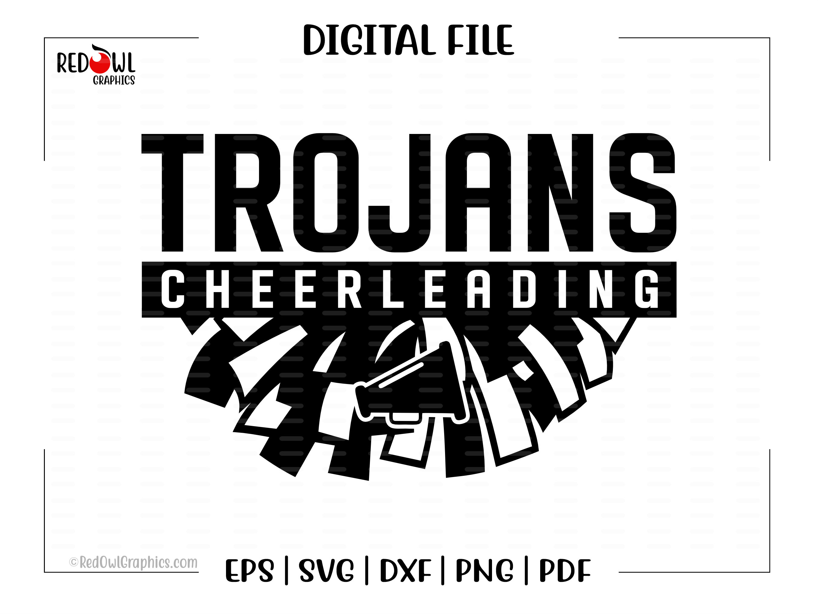 Cheerleader Svg, Trojan Cheerleader, Trojan, Trojans, Cheer ...