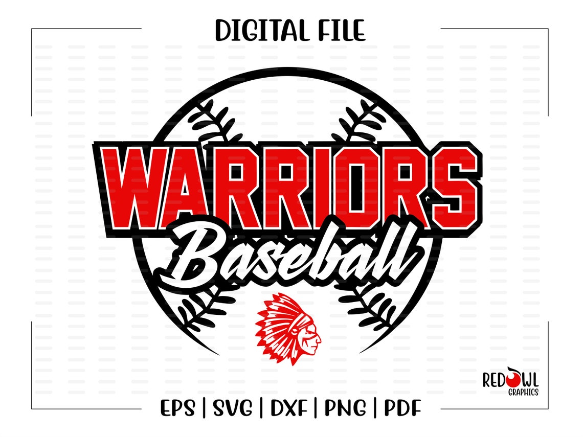 Baseball Svg Warrior Baseball Svg Warrior Warriors - Etsy India