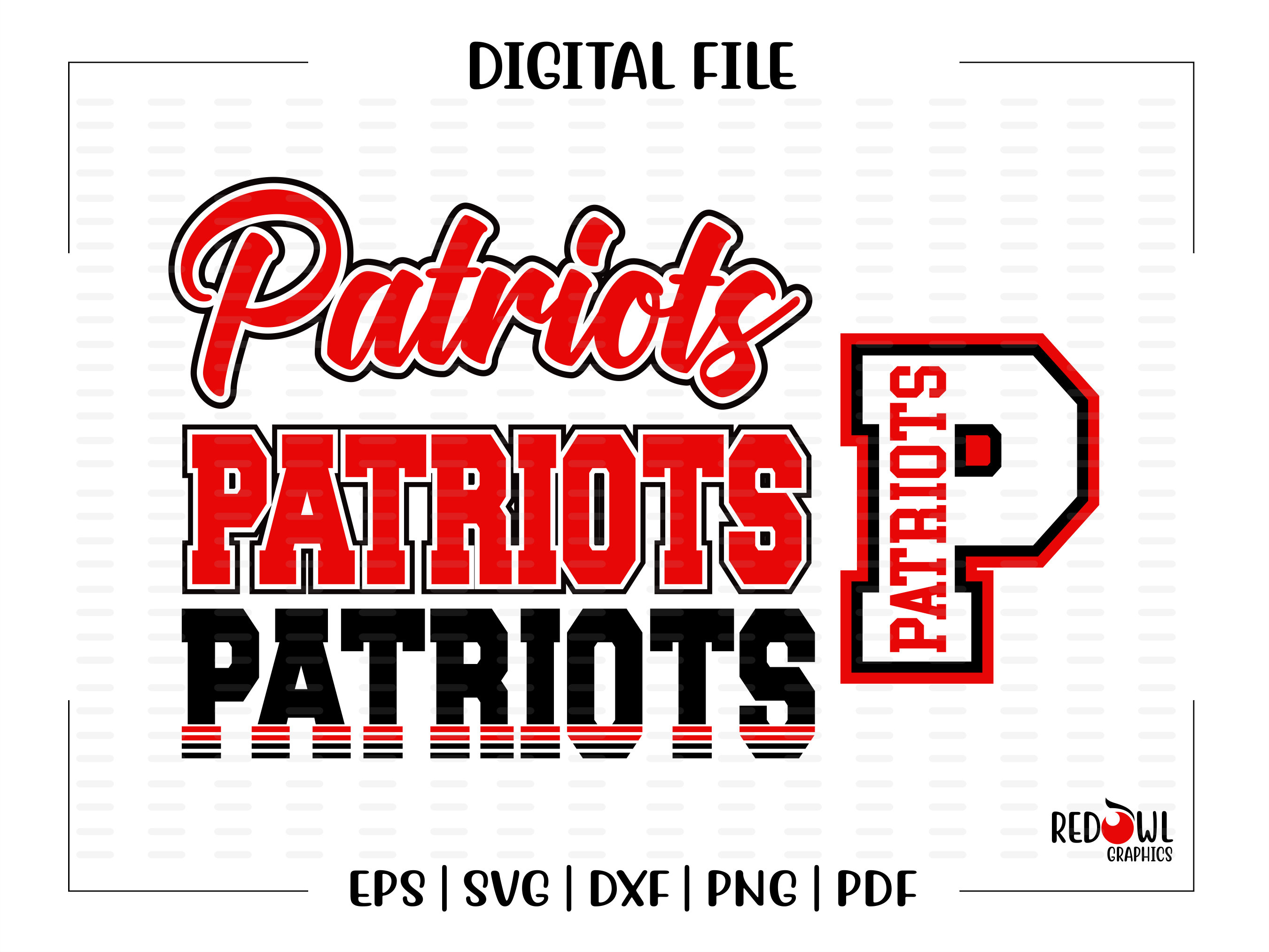 Patriot Svg Patriots Svg Patriot Script Block Mascot | Etsy