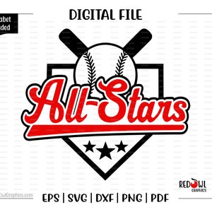 All Star Svg, All-star Svg, Baseball Svg, Baseball, All Stars, All ...