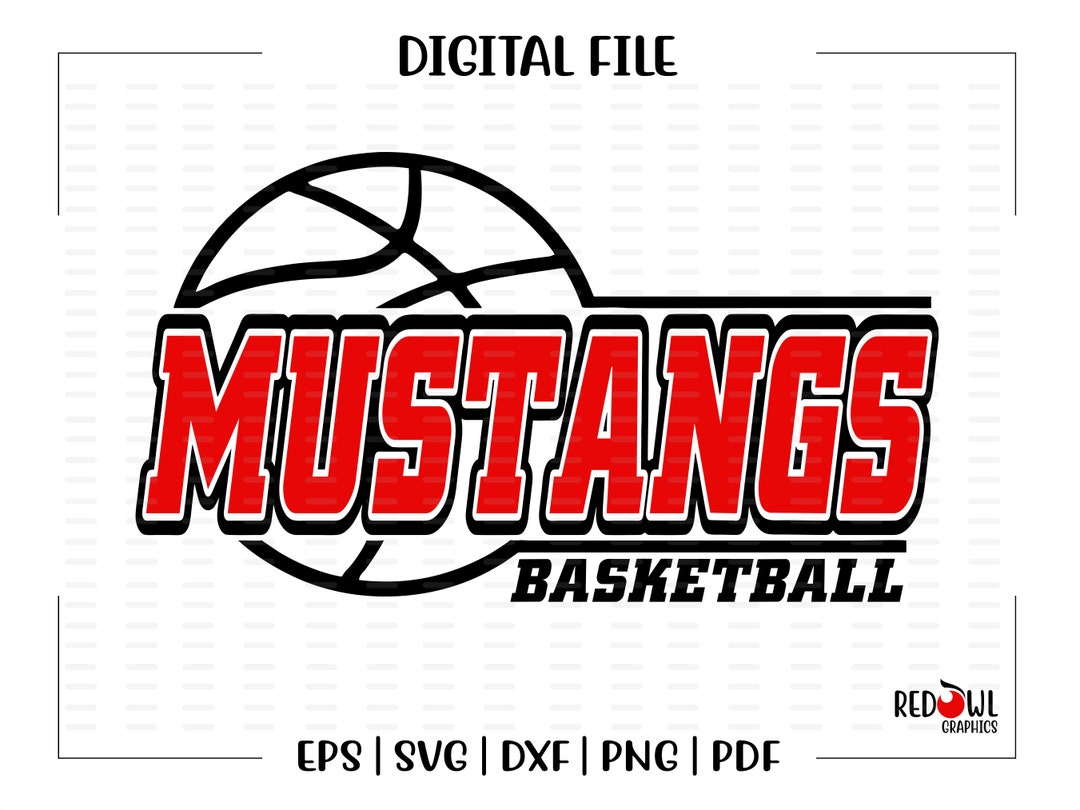 Mustang Basketball Svg, Basketball Svg, Mustang, Mustangs, Basketball ...