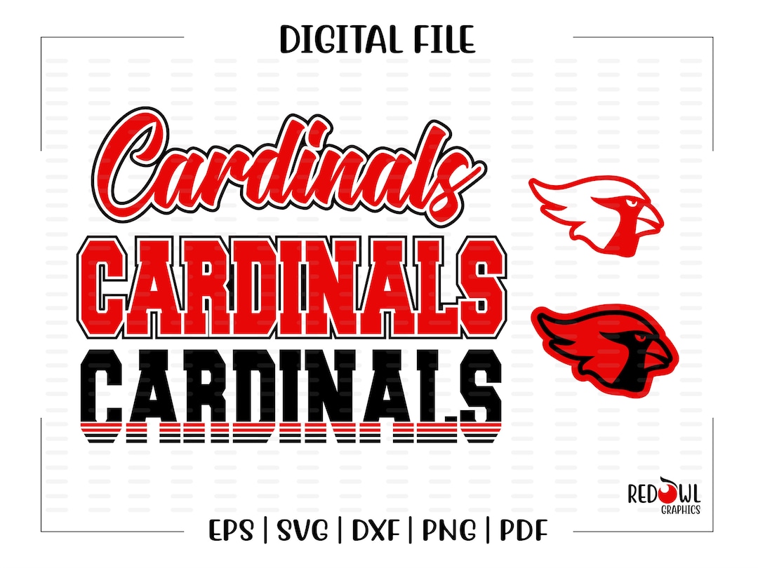Cardinal Svg, Cardinals Svg, Cardinal, Cardinals, Team, Mascot, School ...