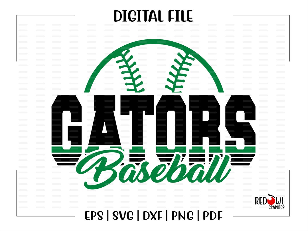 Gator Baseball Svg, Baseball Svg, Gator, Gators, Baseball, Svg, Dxf ...