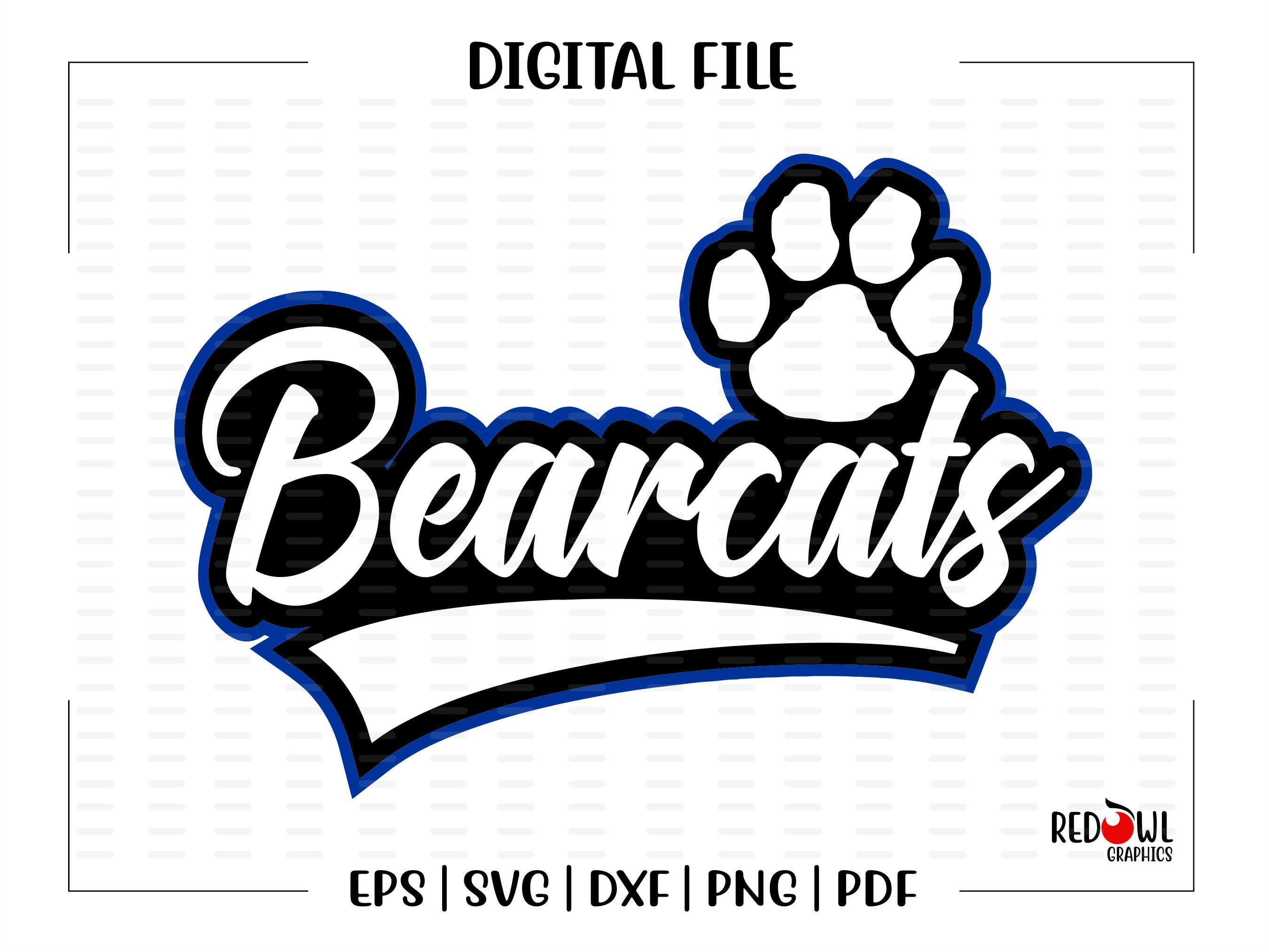 Bearcat Svg Bearcats Svg Bearcat Bearcats Clipart Team - Etsy Ireland