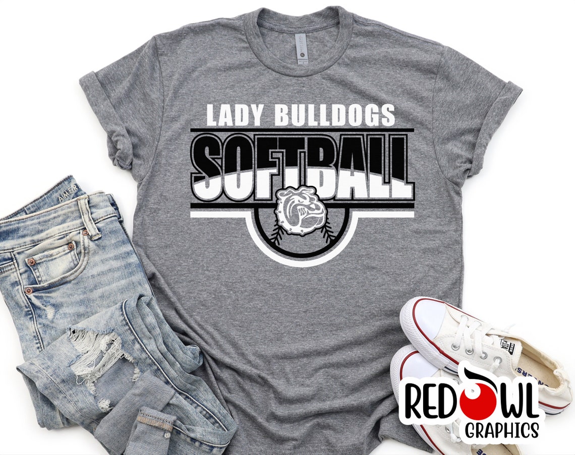 Softball Shirt, Bulldog Shirt, Bulldog, Softball, T-shirt, Sweatshirt ...