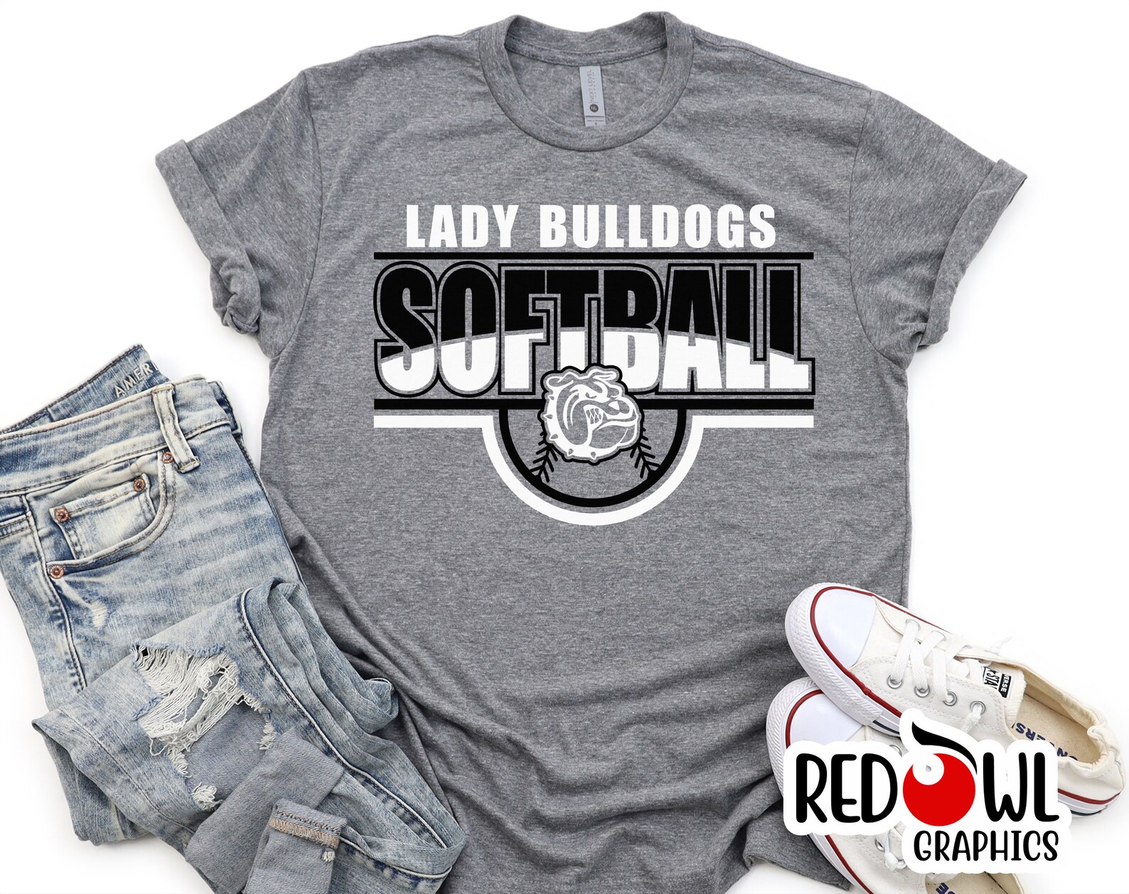 Softball Shirt, Bulldog Shirt, Bulldog, Softball, T-shirt, Sweatshirt ...