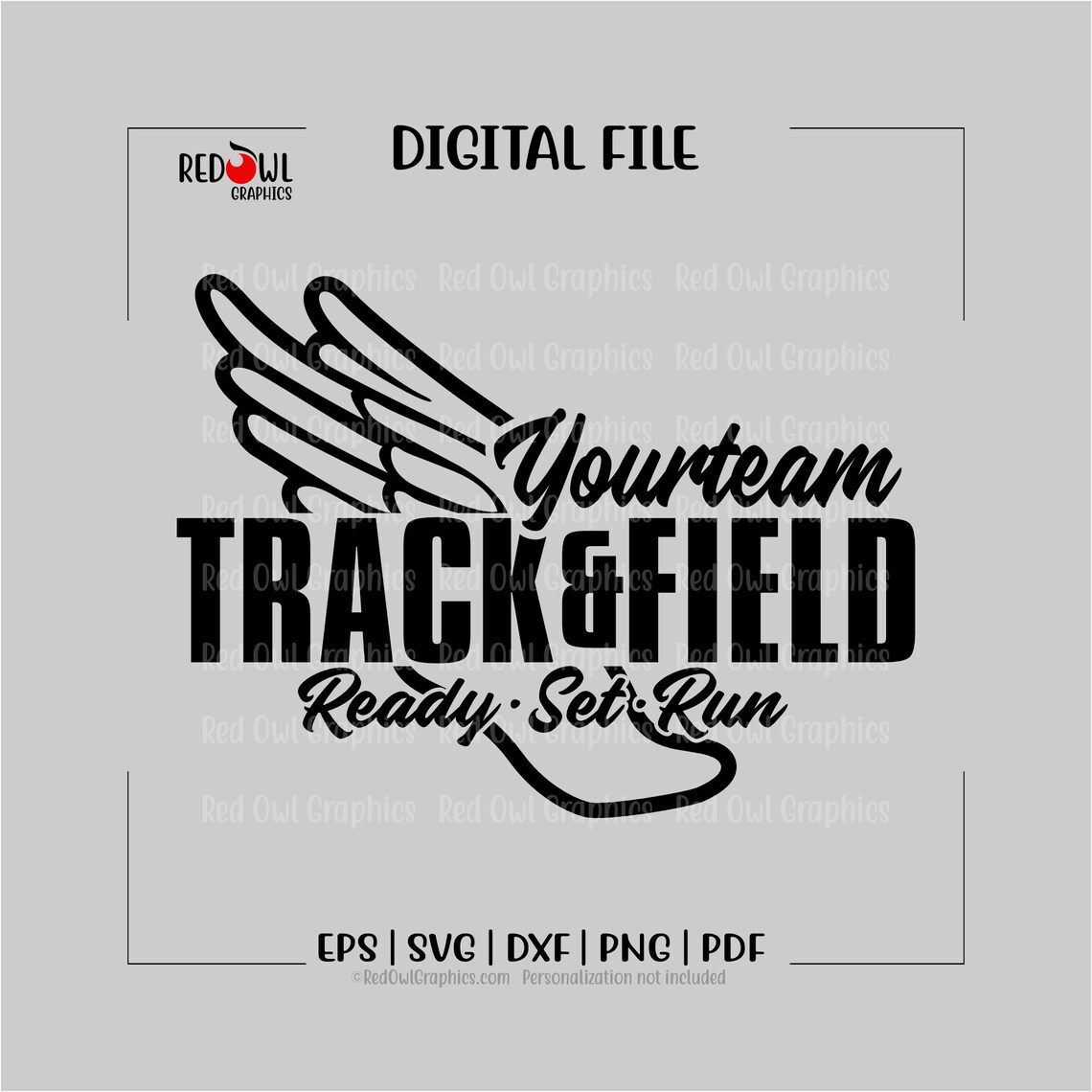 Custom, Personalized, Track Svg, Track, Field, School, Team, Mascot ...
