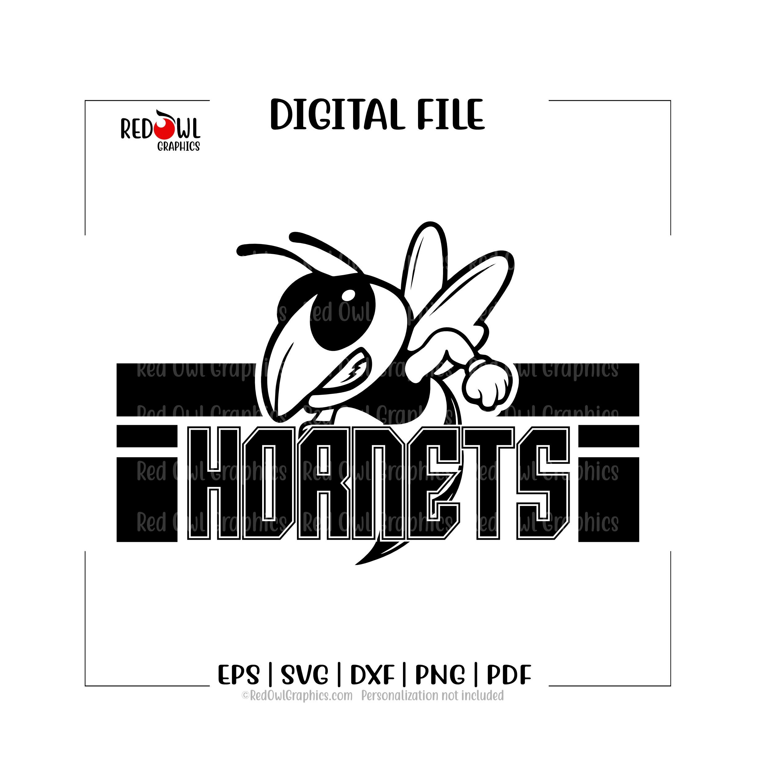 Hornet Mascot Svg