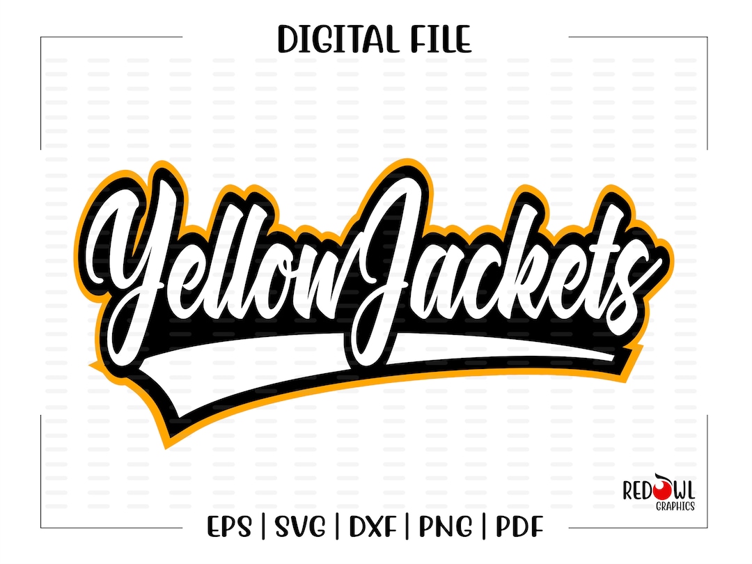 Jackets Svg, Yellowjackets Svg, Jacket, Jackets, Yellowjackets, Svg ...