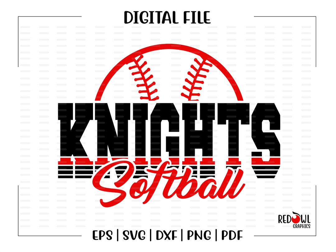 Softball Svg, Knight Softball Svg, Knights, Knight, Softball, Svg, Dxf, Eps, Png, Pdf ...