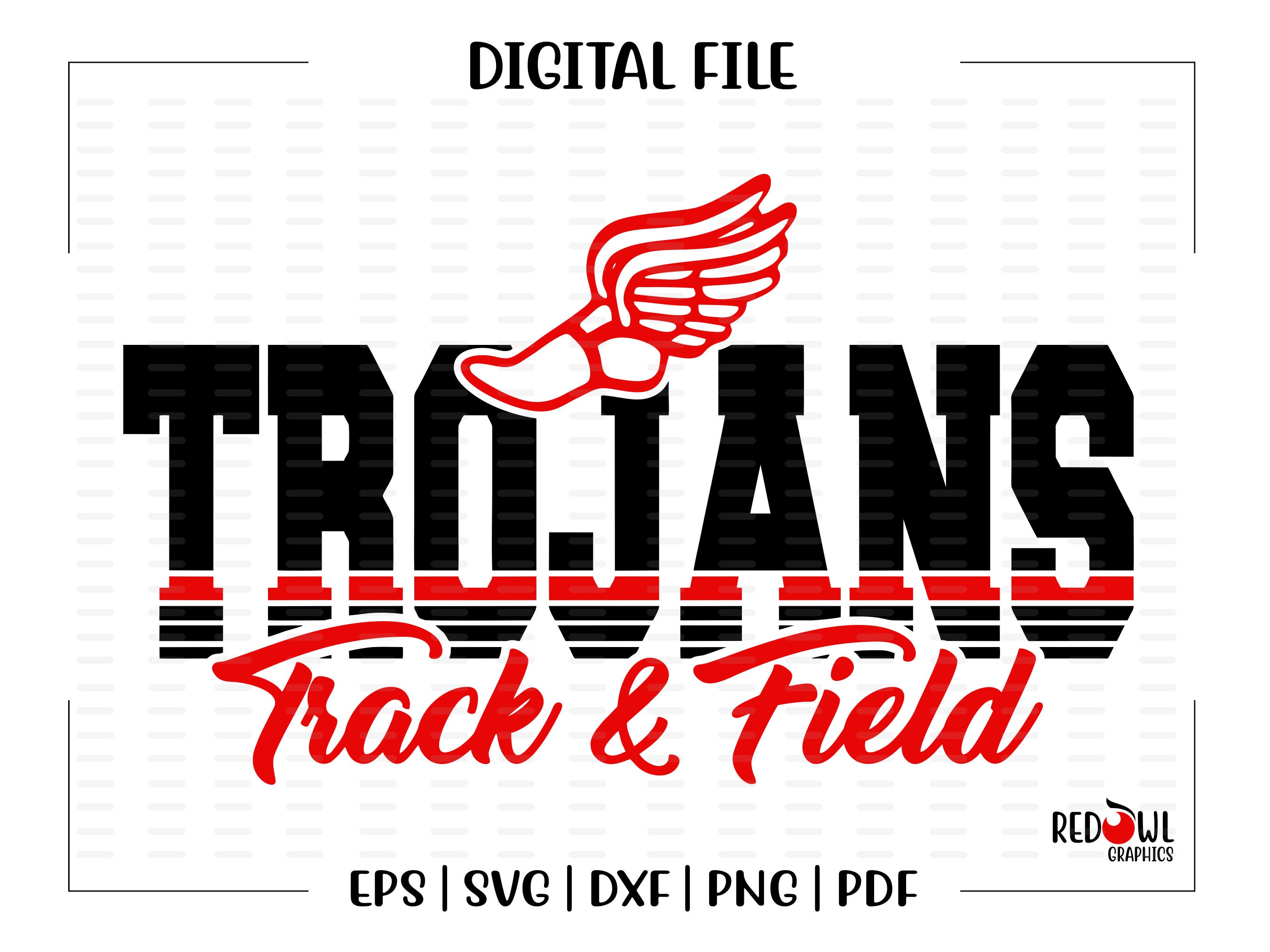 Track Svg Trojan Track Svg Trojan Trojans Track Field - Etsy Canada