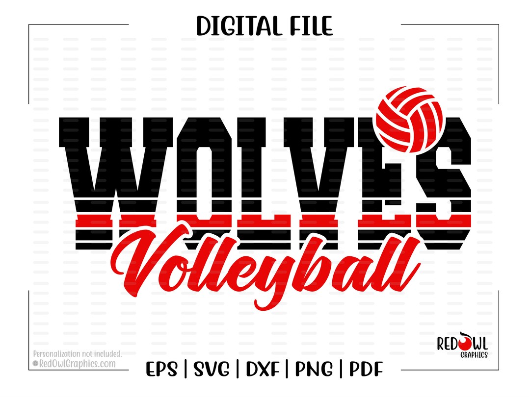 Wolves Volleyball Svg, Volleyball Svg, Wolves, Wolf, Volleyball, Svg ...