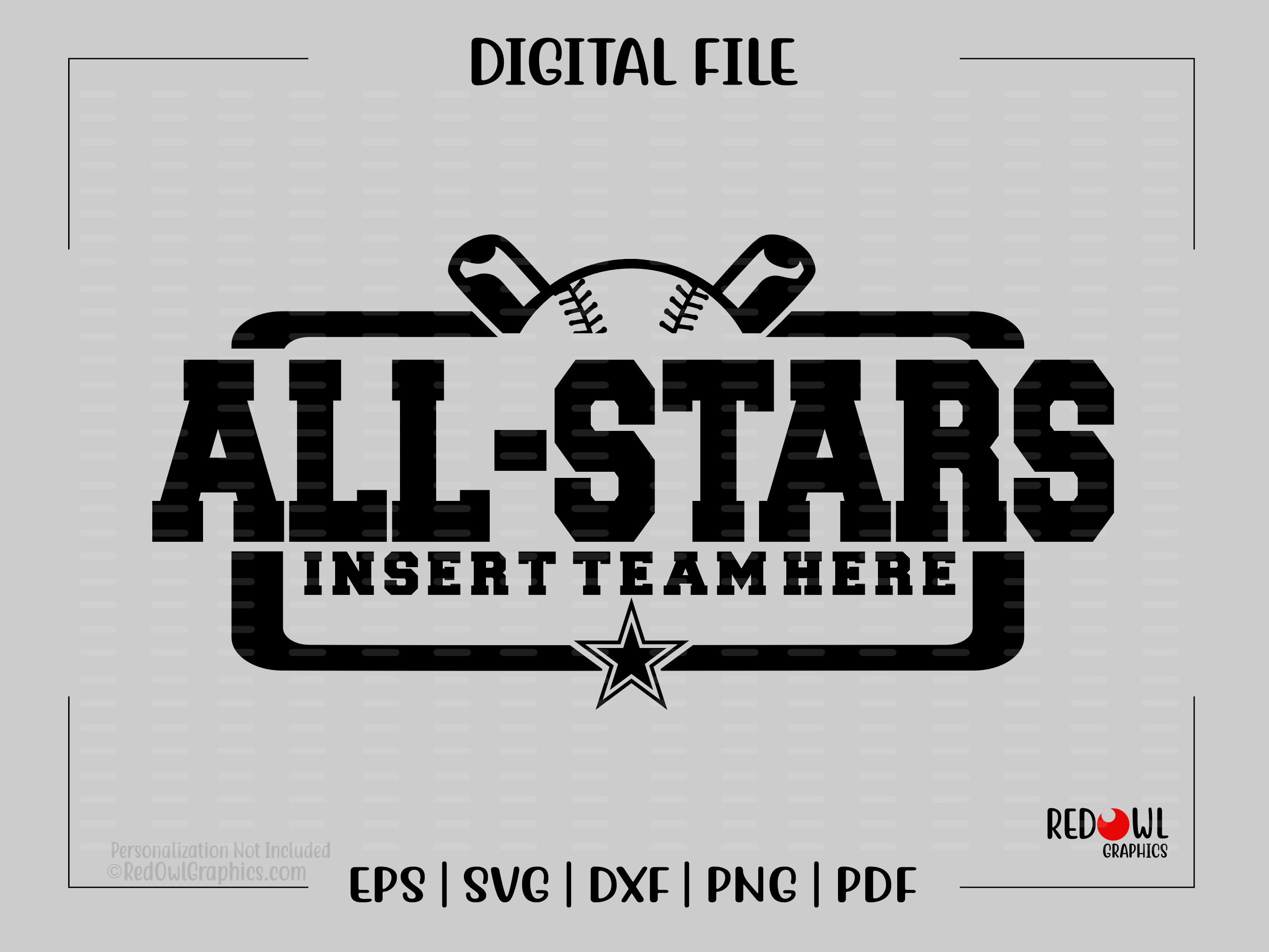 All Star Svg, All-star Svg, Baseball Svg, Baseball, All Stars, Allstar ...