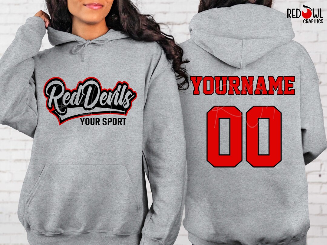 Red Devils Shirt, Red Devil T-shirt, Devil, T-shirt, Sweatshirt, Hoodie ...