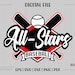 All Star Svg, All-star Svg, Baseball Svg, Baseball, All Stars, Allstar ...