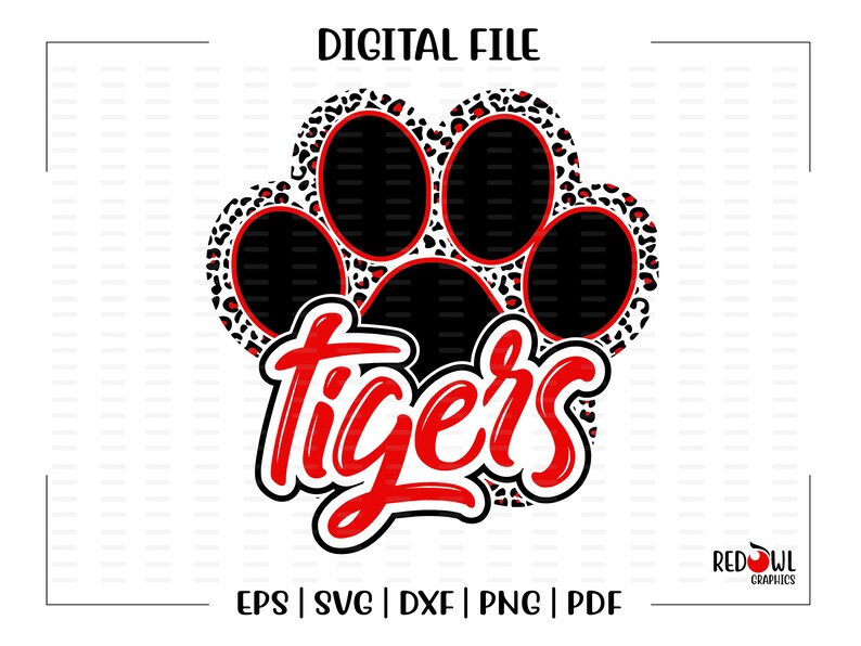 Tiger Svg Tigers Svg Tiger Tigers Team Clipart Mascot - Etsy