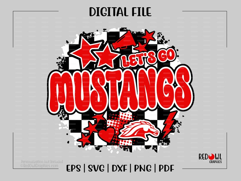 Mustang Svg, Mustangs Svg, Mustang, Mustangs, Mascot, Checker, Svg, Dxf ...