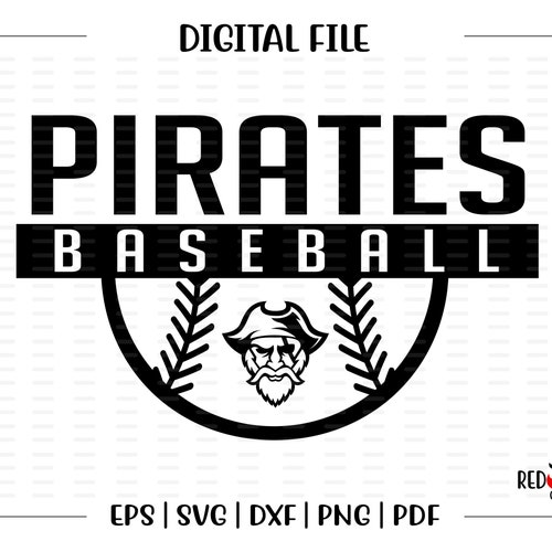 Pirates Baseball Cutfile Svg Dxf Png Eps Instant Download - Etsy