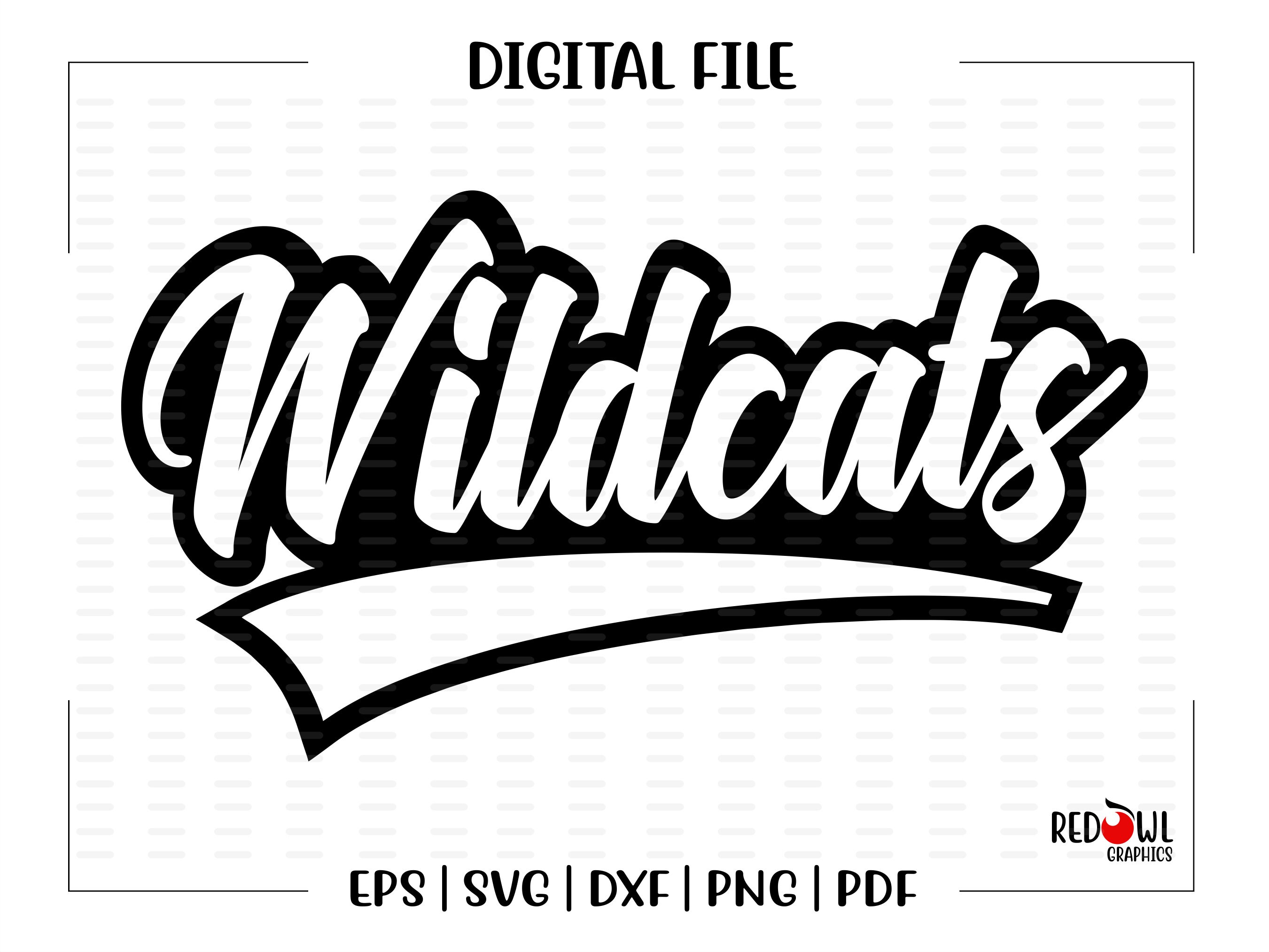 Wildcat Svg Wildcats Svg Wildcat Wildcats Clipart Mascot | Etsy