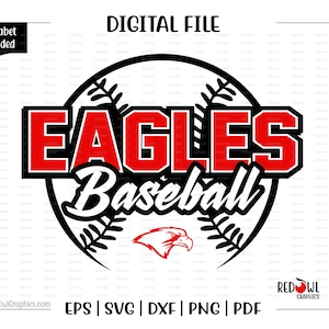 Eagle Baseball Svg, Baseball Svg, Eagle, Eagles, Baseball, Vector ...