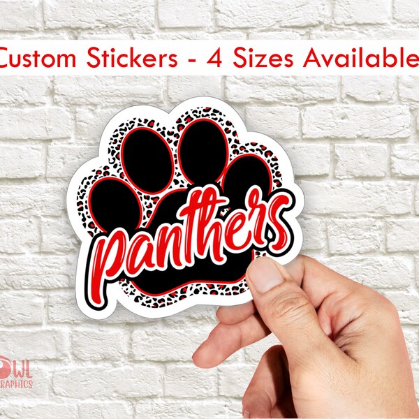 Panther Paw Sticker - Etsy