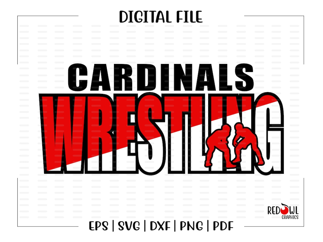 Wrestling Svg, Cardinal Wrestling Svg, Cardinal, Cardinals, Wrestling ...