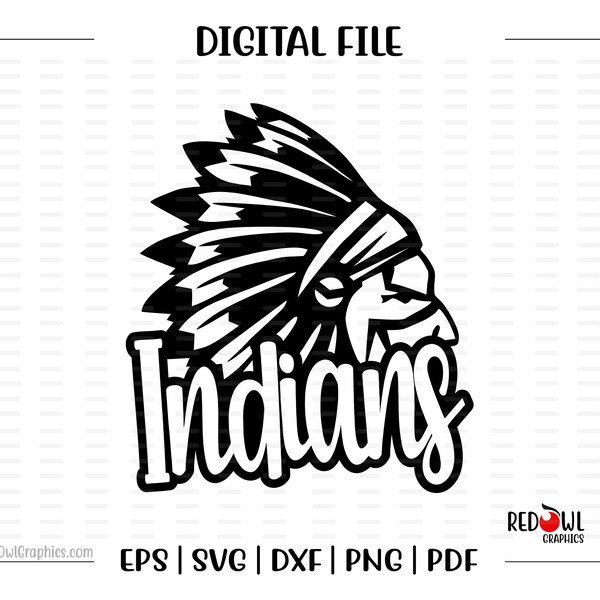 Indians Svg - Etsy