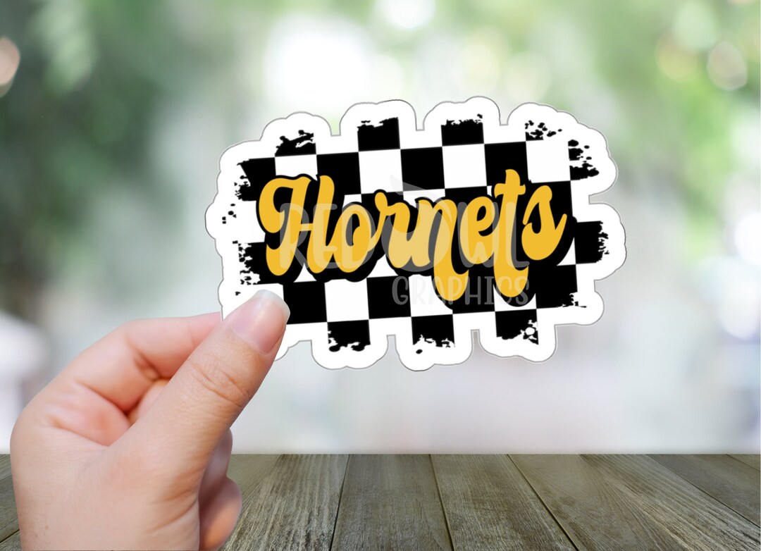 Personalized Hornet Sticker Mascot School Spirit Hornet - Etsy