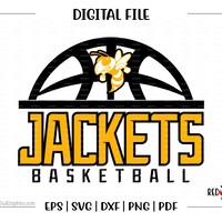 Yellow Jackets Baseball Bundle, 9x SVG and 18x PNG File, School Team ...
