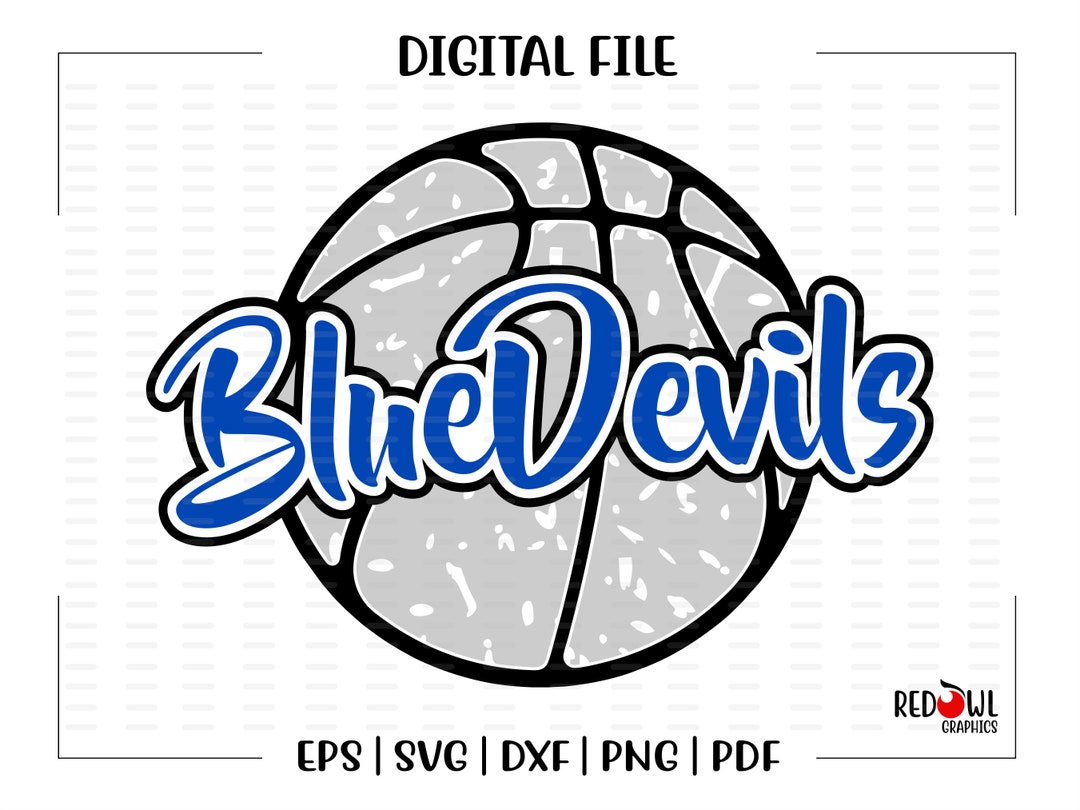 Basketball Svg, Blue Devil Basketball, Blue Devil, Devil, Basketball ...
