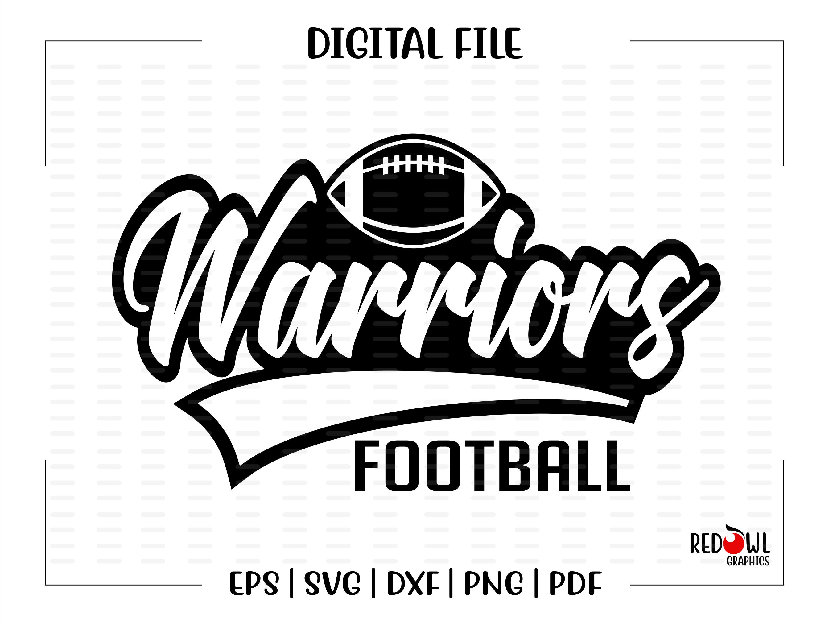 Football Svg, Warrior Football, Warrior, Warriors, Football, Svg, Dxf ...