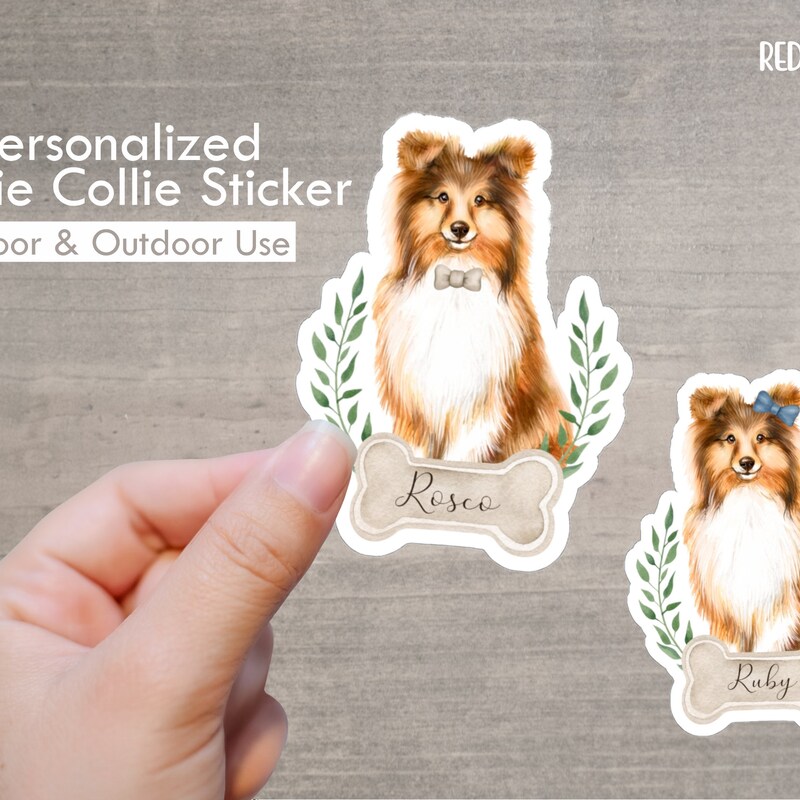 Sheltie Stickers - Etsy
