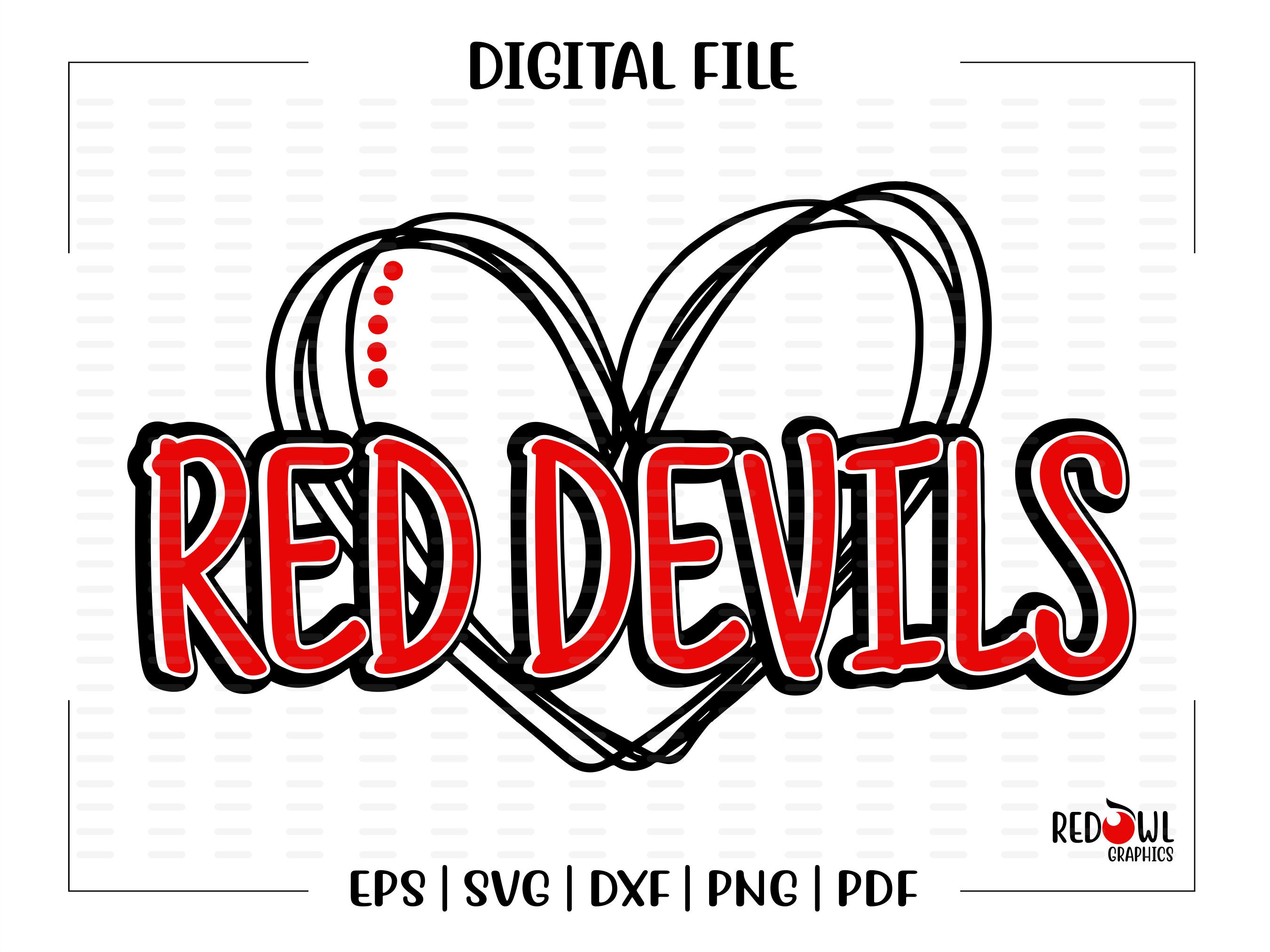 Drawing & Illustration Digital Art & Collectibles eps Red Devil svg ...