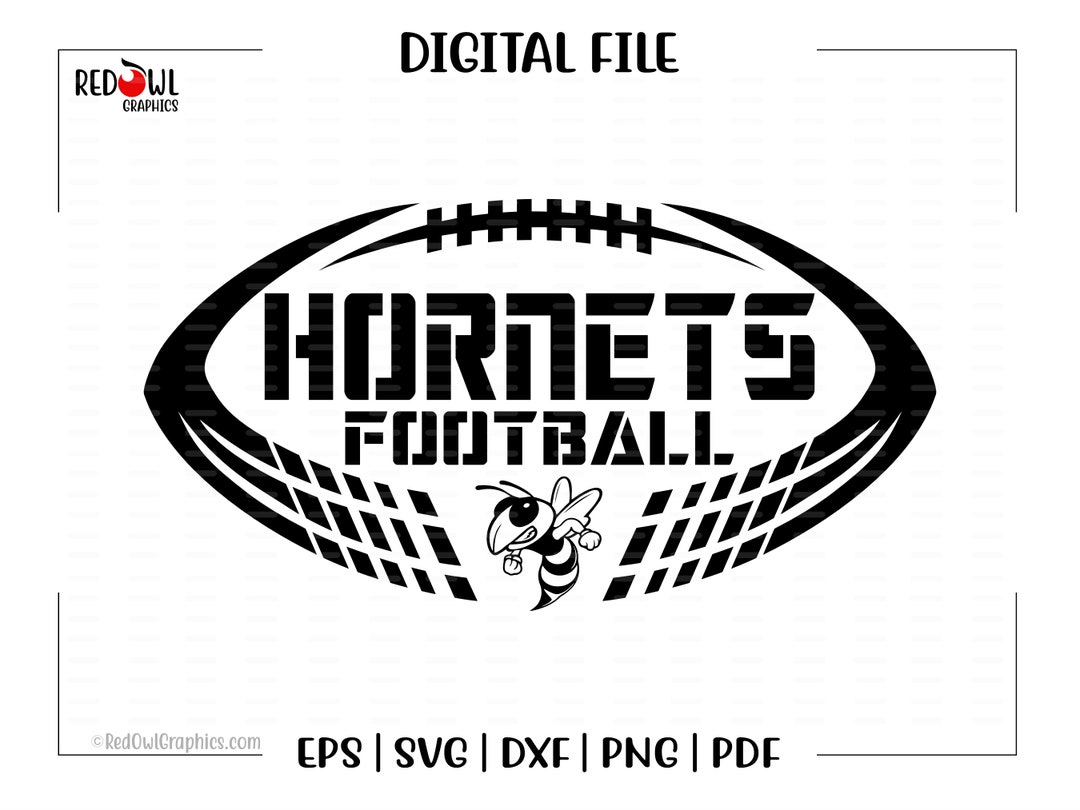 Football Svg, Hornet Football Svg, Hornet, Hornets, Football, Svg, Dxf ...