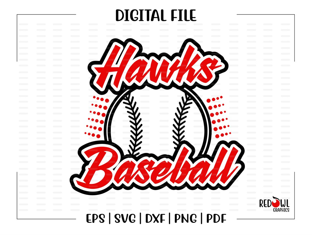 Baseball Svg Hawk Svg Baseball Hawks Baseball Hawk Hawks - Etsy