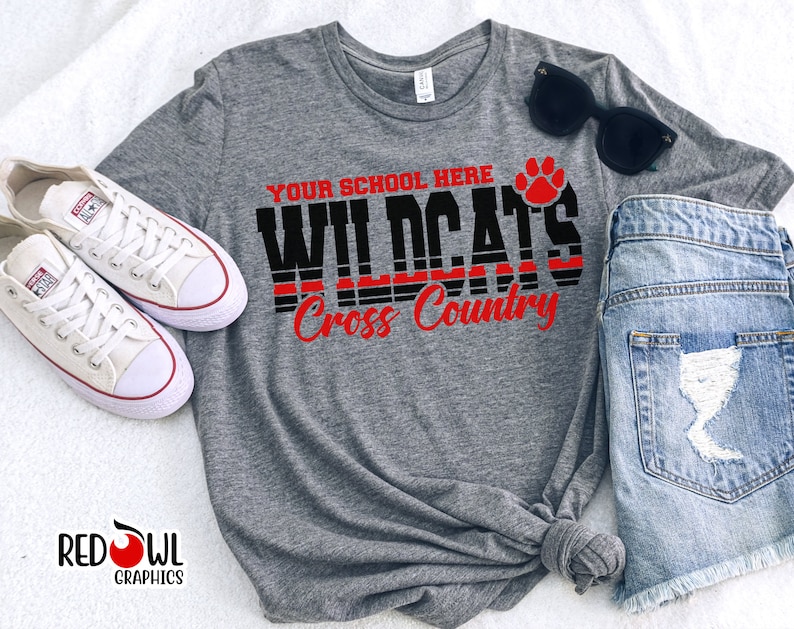 Cross Country Shirt Wildcat Wildcats Cross Country Cross - Etsy