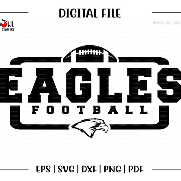 Eagles Football Svg - Etsy