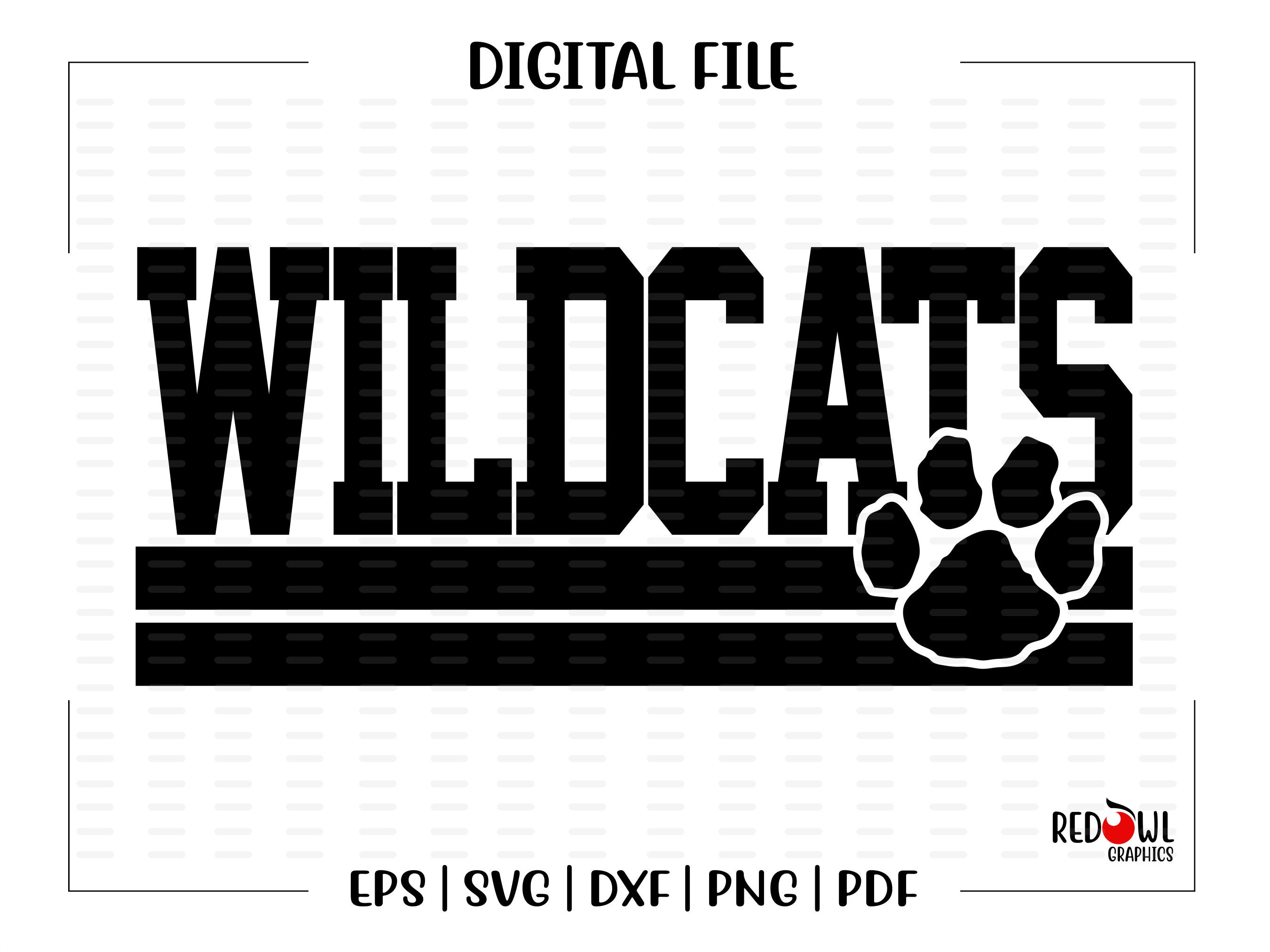 Cute Wildcat Clipart Mascot