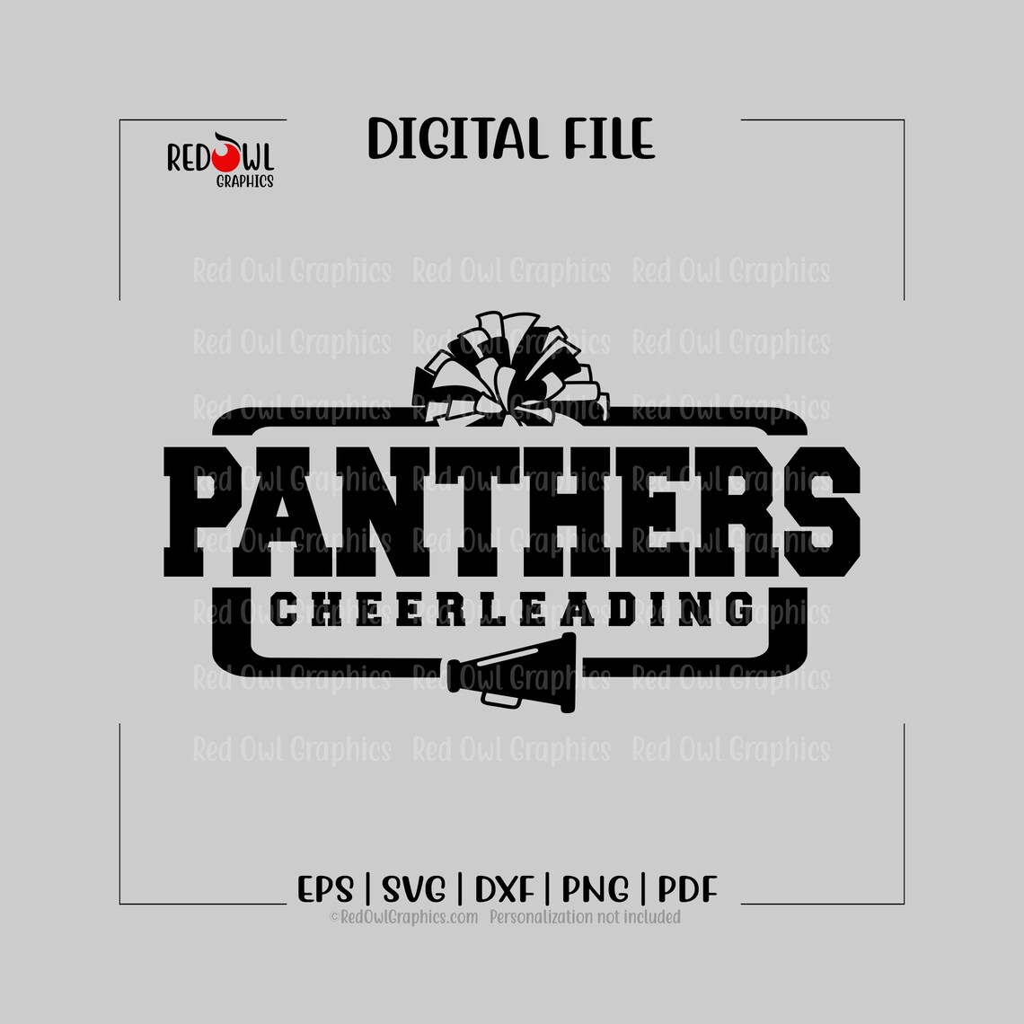 Cheer Svg, Panther Cheer Svg, Cheerleading, Panther, Panthers ...