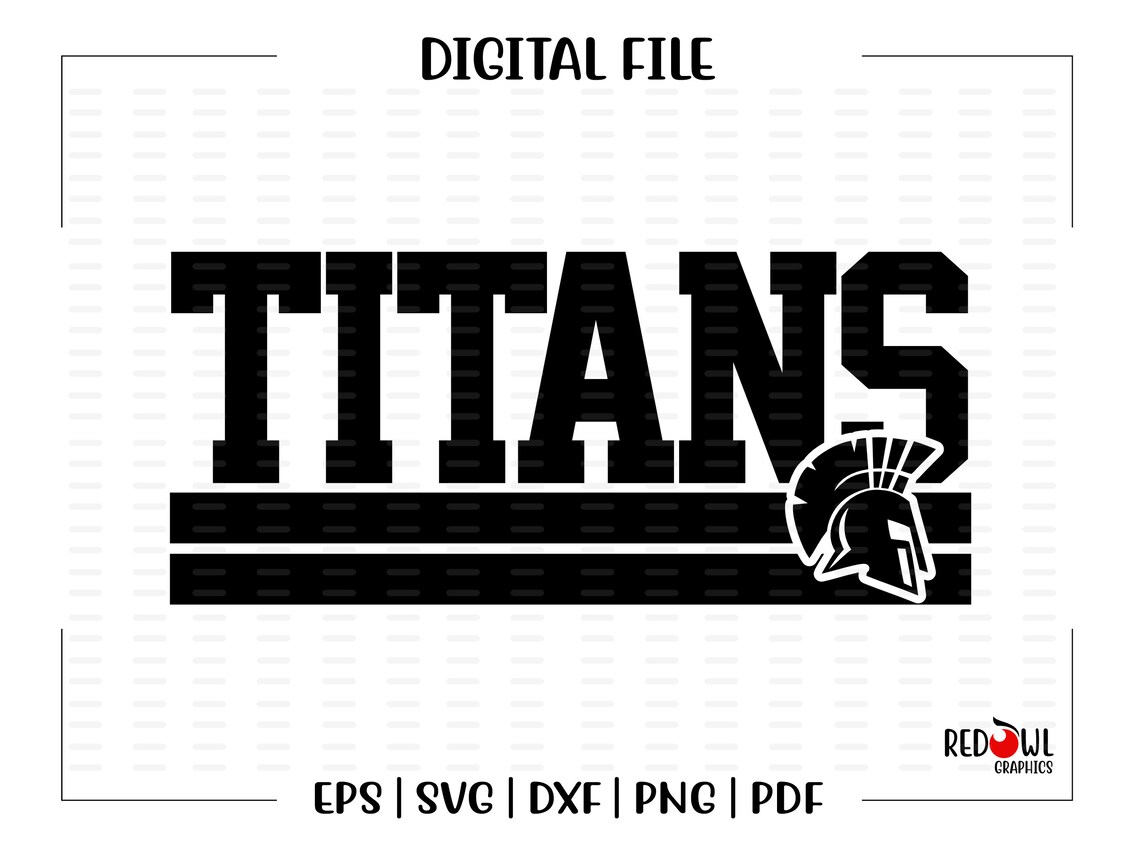 Titan Svg Titans Svg Titan Titans Mascot School Svg | Etsy