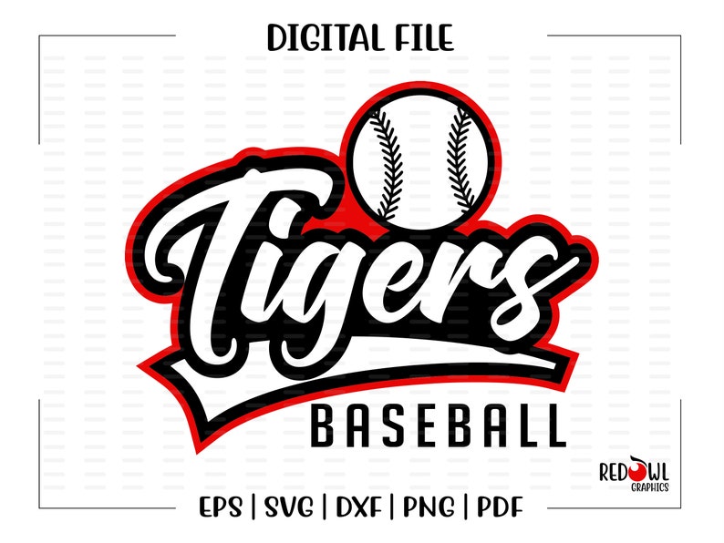 Baseball Svg Tiger Baseball Svg Tiger Tigers Baseball - Etsy