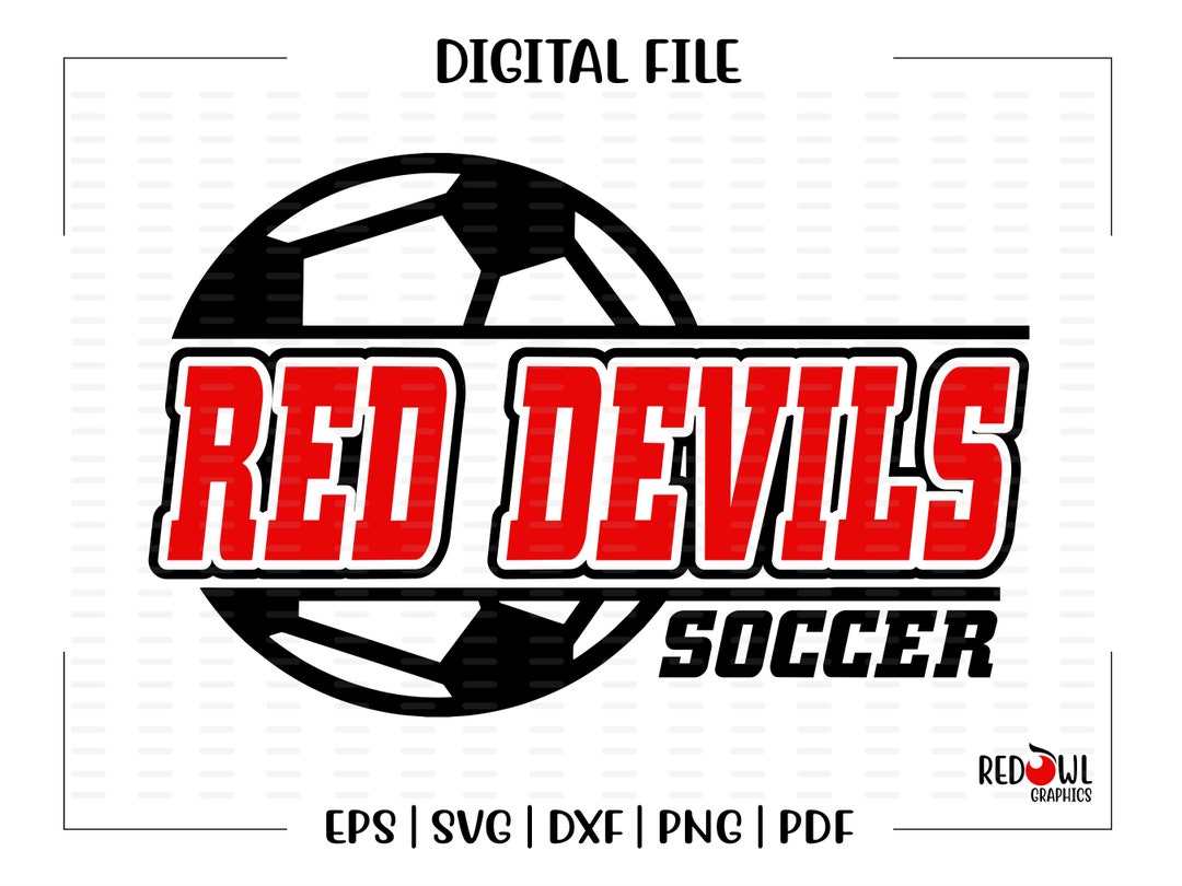 Soccer Svg, Red Devil Soccer Svg,red, Devil, Devils, Soccer, Svg, Dxf ...