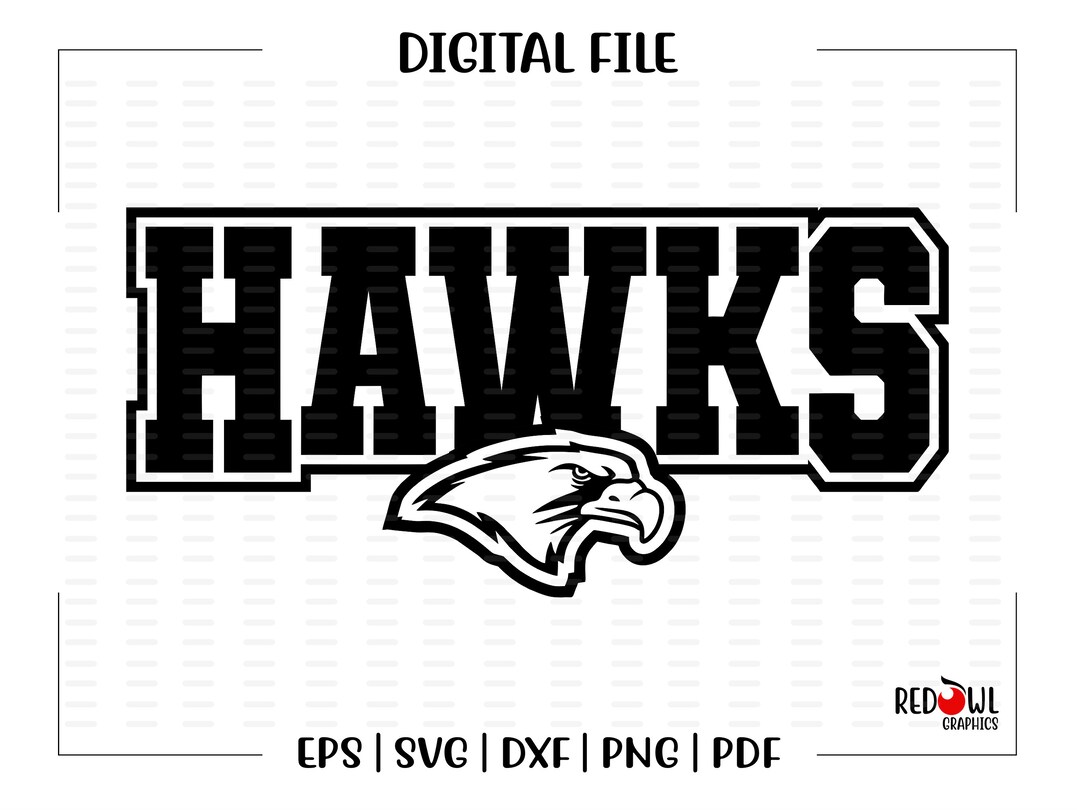Hawk Svg, Hawks Svg, Hawk, Hawks, Svg, Dxf, Eps, Png, Pdf, Sublimation ...