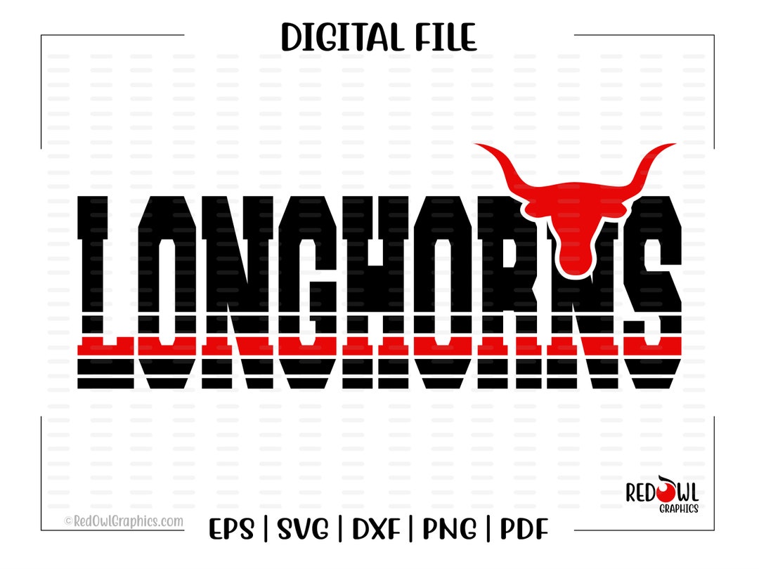Longhorn Svg, Longhorns Svg, Longhorn, Longhorn Png, Svg, Dxf, Eps, Png ...