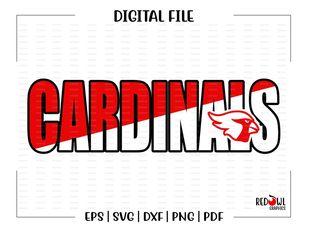 Cardinal Svg, Cardinals Svg, Cardinal, Cardinals, Team, Mascot, School ...