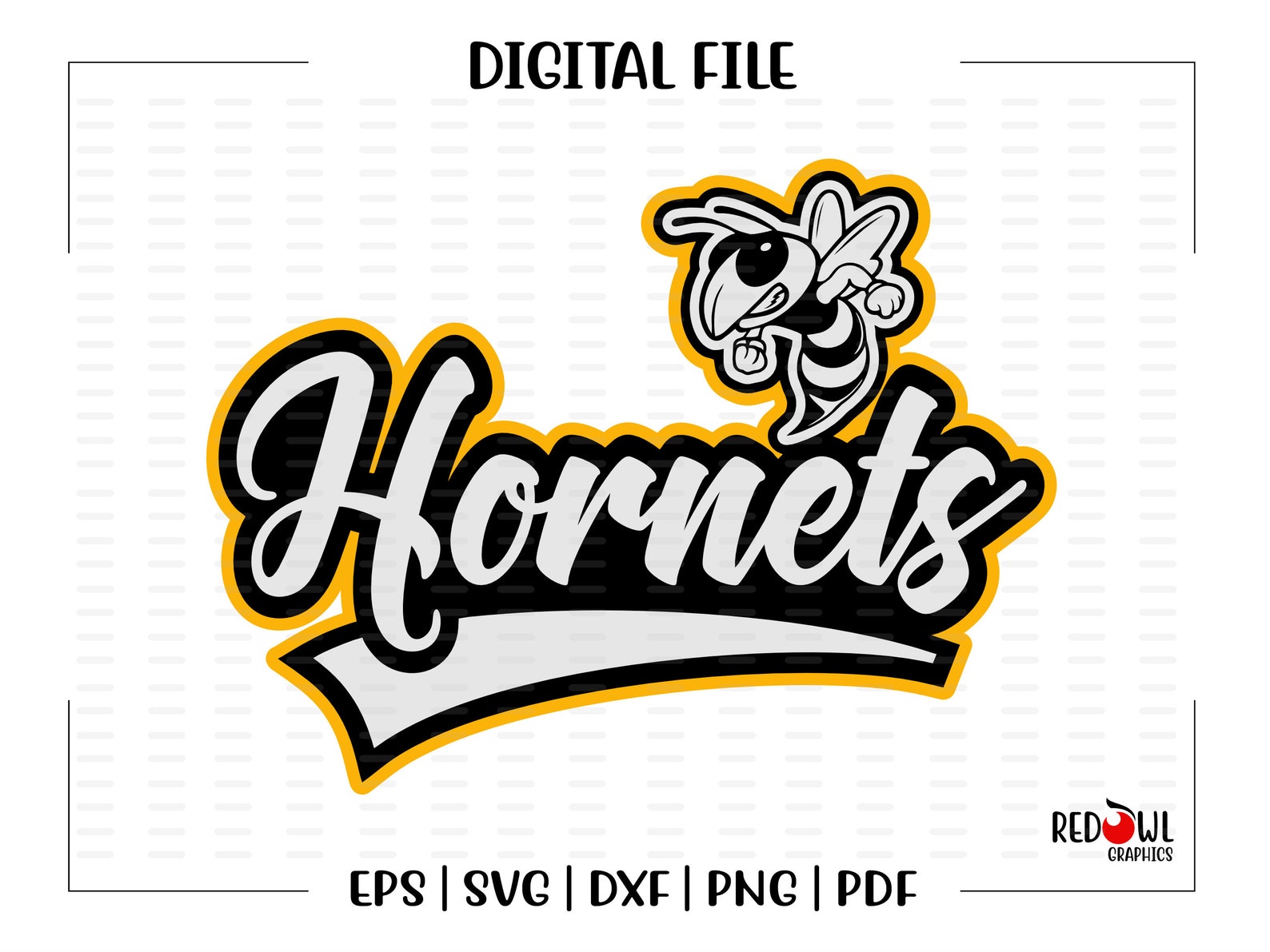Hornet Svg Hornets Svg Hornet Hornet Mascot School Svg - Etsy