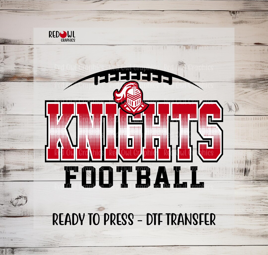 Knights Football Dtf, Ready to Press, Knights, Football, Knights DTF ...