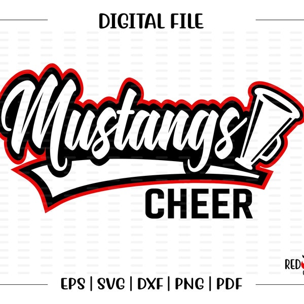 Mustang Cheer - Etsy