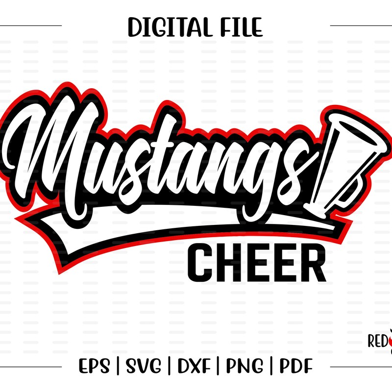 Mustang Cheer - Etsy